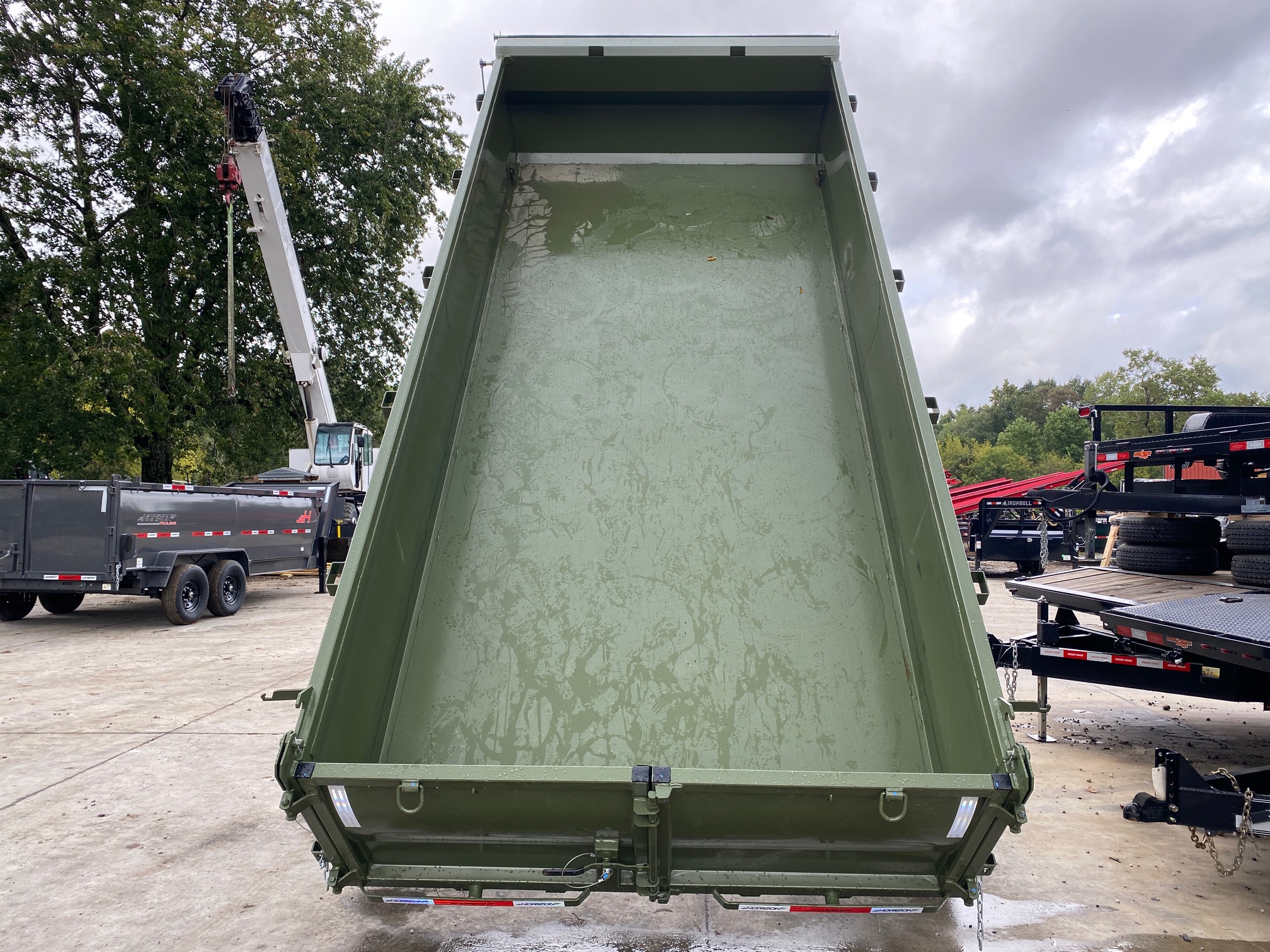 2026-Horizon-7x16-Gooseneck-14K-Dump-Trailer-–-3’-Sides,-8”-I-Beam ...