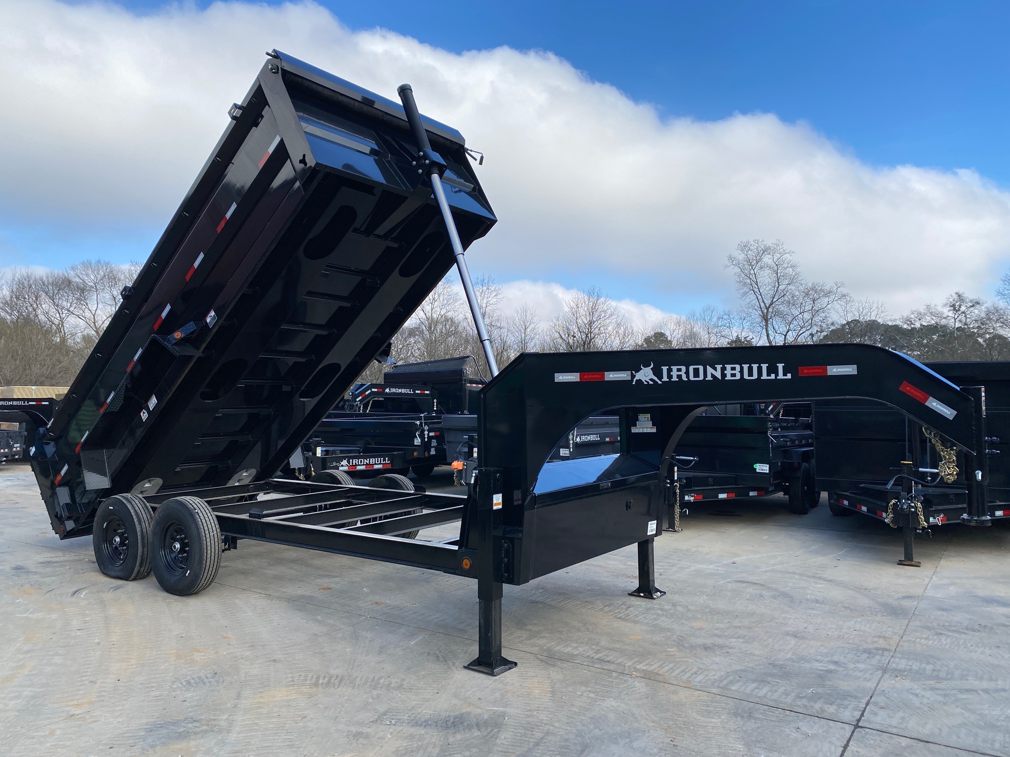 2026-Iron-Bull-Trailers-7x16-14K-Gooseneck-Dump-Trailer-–-TELE-Hoist,-7 ...