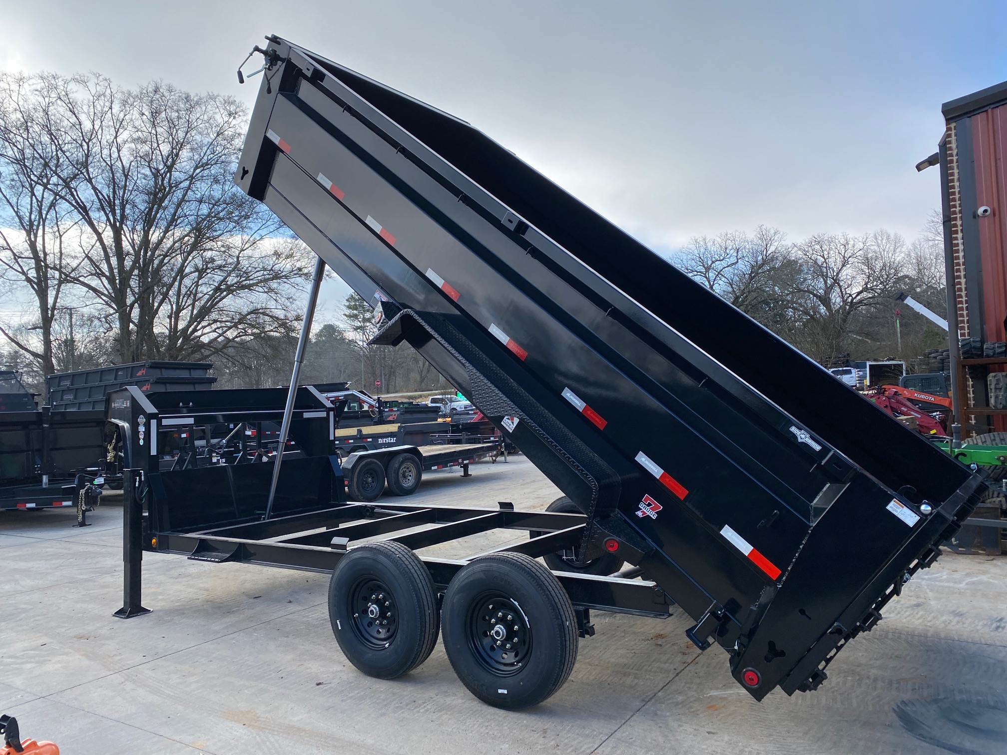 2026-Iron-Bull-Trailers-7x16-14K-Gooseneck-Dump-Trailer-–-TELE-Hoist,-7 ...